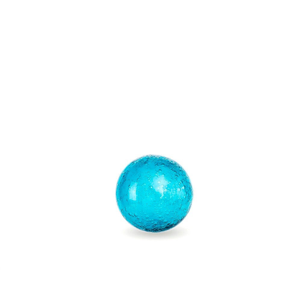 3" Turquoise Bubble Glass Orb – Magnolias