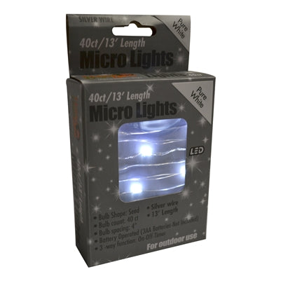 Pure White & Silver LED Light Strand – Magnolias Home Decor and Design